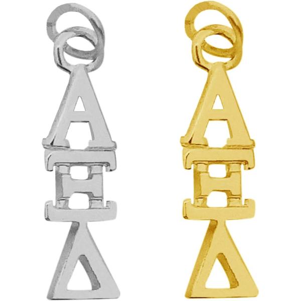 商品名Sorority Things Alpha Xi Delta ネックレス ソロリティ・ラバリエールネックレス Big Lil Sis Rush Week, シルバーメッキ。, 宝石なしSorority Things Alpha Xi ...