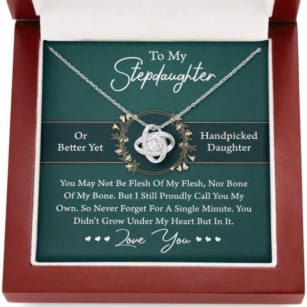 商品名to My Step Daughter Necklace, Bonus Daughter Necklace, Luxury Jewelry Gifts for Stepdaughter, Gifts for Bonus Daughte...