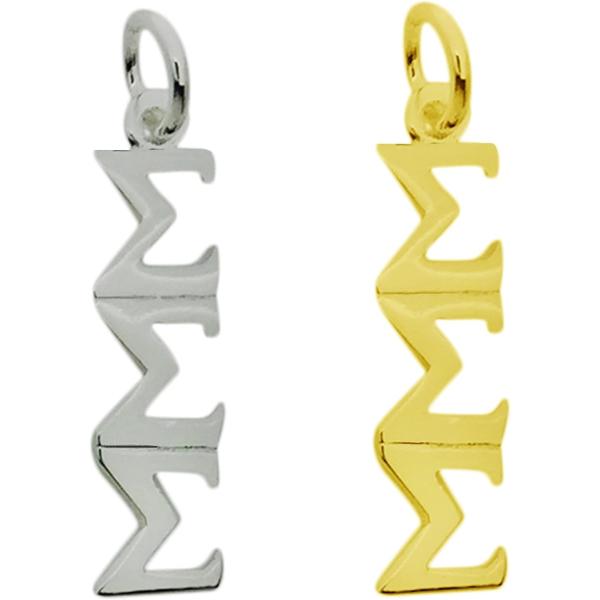 商品名Sorority Things Tri Sigma Sigma Sigma Necklace, Sorority Lavaliere Necklace, Big Lil Sis Rush Weekブランド：Sorority Thing...