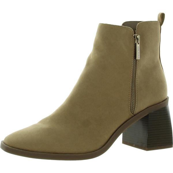 商品名: Anne Klein Alexi, ダークナチュラルスエード, 24 Anne Klein Womens Alexi Double Zipper Bootie Ankle Boots Tan 8 Medium (B,M)ブランド:...