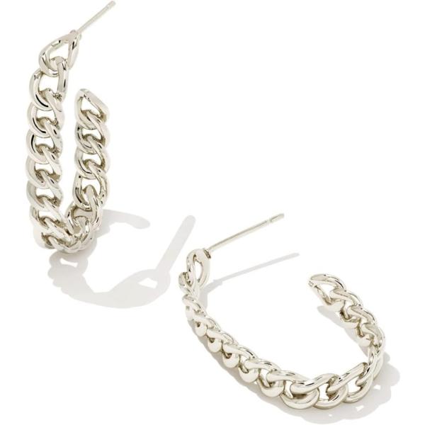 商品名Kendra Scott Grier フープイヤリング, One SizeKendra Scott Grier Hoop Earrings Silver One Sizeブランド：Kendra Scott商品サイズ：One Size高...