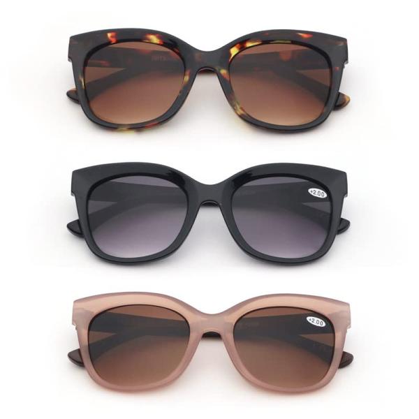 商品名:  UNTAMID Bifocal Sunglasses for Women Men Comfortable Stylish Reading Sunglasses 3 Pack UV400 Sun Outdoor Readers G...