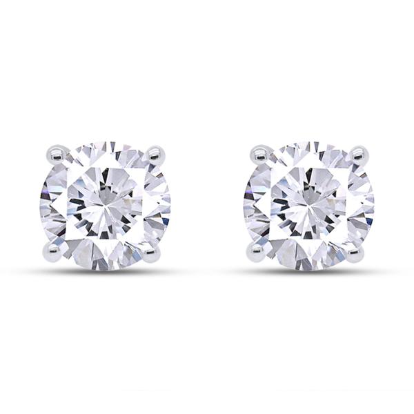 商品名: SAVEARTH DIAMONDS モアッサナイトスタッドピアス 0.85カラット DF カラー 理想的なカット 人工ダイヤモンド 18Kゴールドメッキ レディース 鑑定書付き, 金属, モアッサナイト SAVEARTH DIAM...