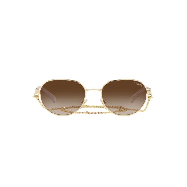 商品名:  Vogue Eyewear Women's VO4254S Round Sunglasses, Gold/Brown Gradient, 53 mmブランド: Vogue Eyewear商品サイズ: 53 mm高さ: 19.5c...