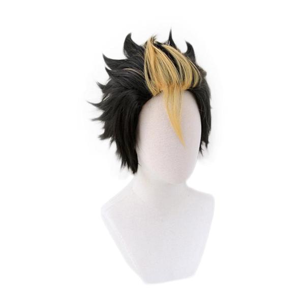 商品名:  ydound Cosplay Wig Anime Haikyuu!! Yu Nishinoya Cosplay Short Wig Haikyu Heat-Resistant Fiber Hair +Wig Cap Hallow...
