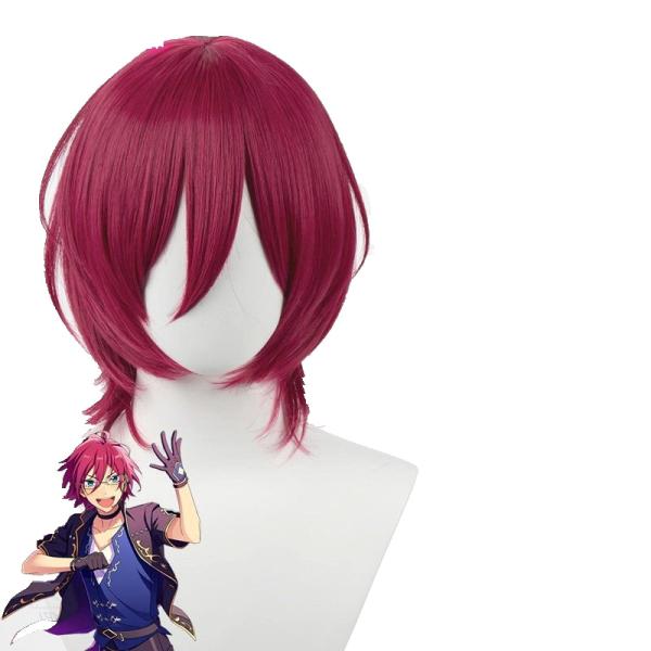 商品名:  ydound Cosplay Wig Saegusa Ibara Cosplay Ensemble Stars Cosplay Men Short Red Wig Cosplay Anime Cosplay Wigs Heat ...