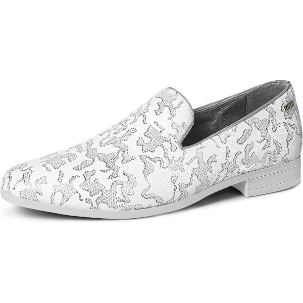 商品名UUBARIS Mens Loafers Dress Shoes Formal Tuxedo Shoes for Prom Graduation Funeral Snake White Size 9ブランド：UUBARIS商品サイズ：...