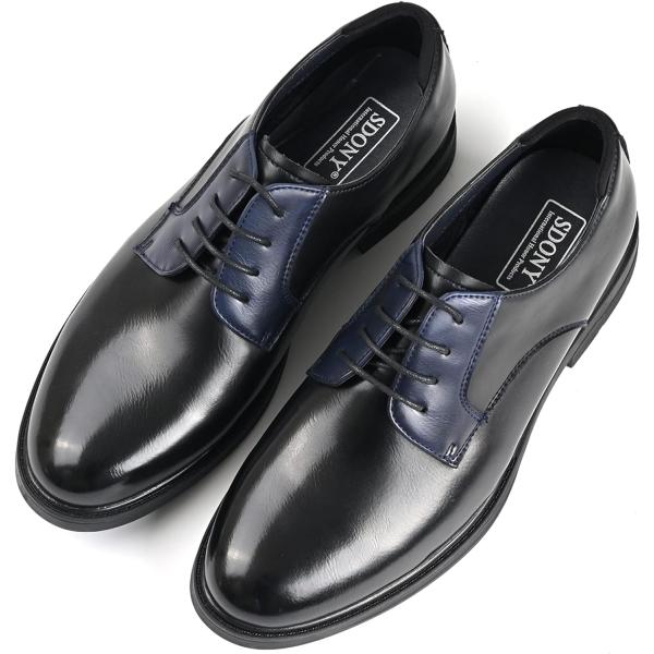 商品名SDONY Mens Shoes,Classic Business Dress Shoes,Comfortable Formal Wedding Shoes,Fashion Non Slip Lace up Office Oxford...