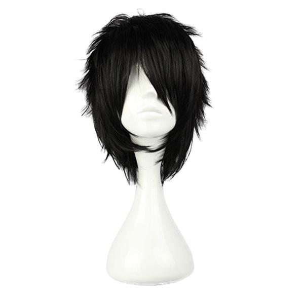 商品名:  ydound Cosplay Wig Anime Death Note L Cos Wig Mens L.Lawliet Short Black Heat Resistant Hair Pelucas Cosplay Costu...