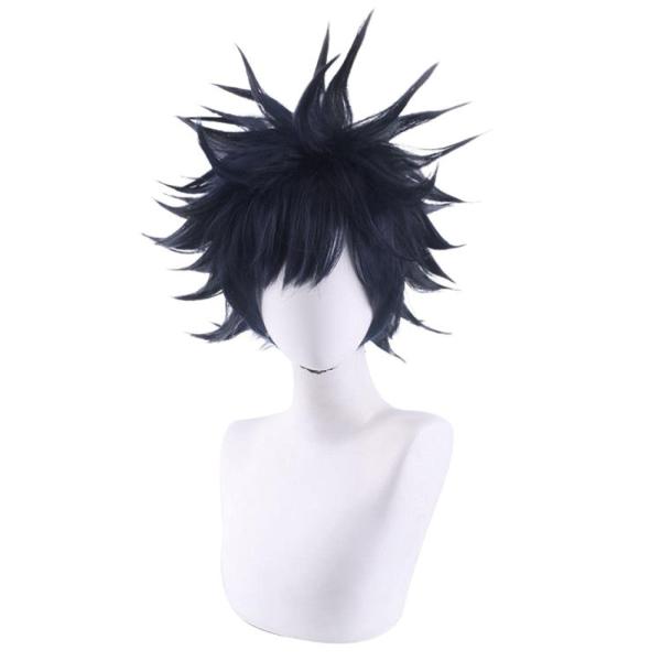 商品名:  ydound Cosplay Wig Anime Jujutsu Kaisen Fushiguro Megumi Costume Cosplay Black Wig Man Role Play Wig Hair Cap Heat...