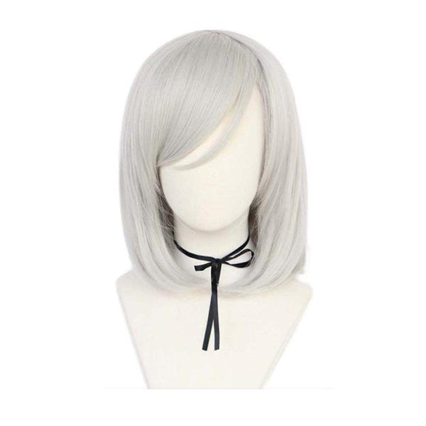 商品名:  ydound Cosplay Wig Anime Akudama Drive Cutthroat Satsujinki Silver Gray Short Wig Cosplay Costume Heat Resistant S...