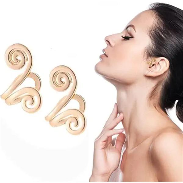 商品名:  Acupressure Slimming Earrings, Non Piercing Acupressure Slimming Earrings for Weight Loss Men Women (1 Pair,Gold)ブ...