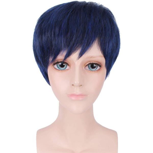 商品名:  ydound Cosplay Wig Kuroko no Basuke Gakuen Aomine Daiki Wig Cosplay Costume Kuroko's Basketball Men Women Short Sy...