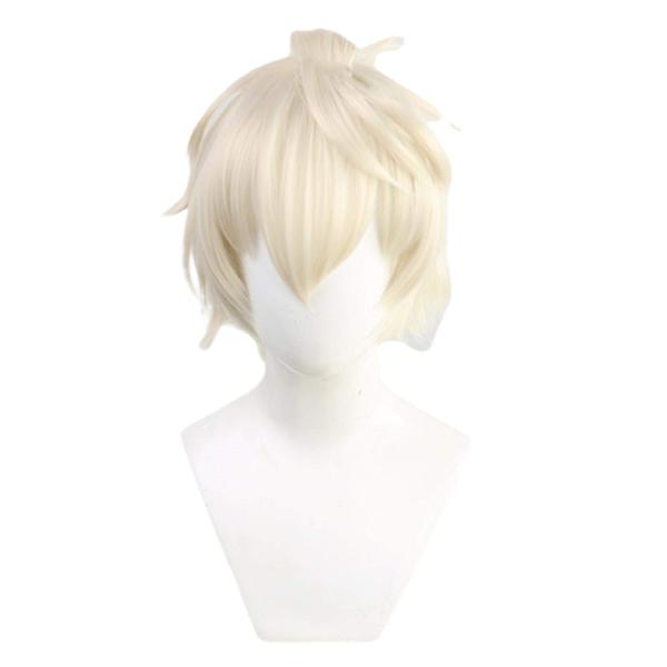 商品名:  ydound Cosplay Wig Game Genshin Impact Bennett Cosplay Wigs Beige Short Men Cosplay Wig Heat Resistant Synthetic H...