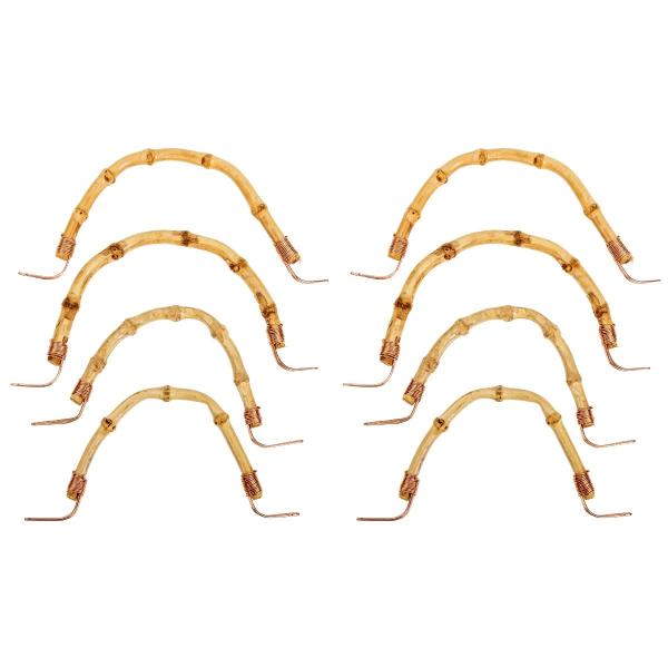 商品名: 8個 竹ケトルハンドル 交換用 有線ティーポットハンドル 笛吹き ケトルハンドル 中国ティーポットセラミック 中国ティーポット セラミックポット 陶器 ティーポット用 Hemoton 8Pcs Bamboo Kettle Hand...