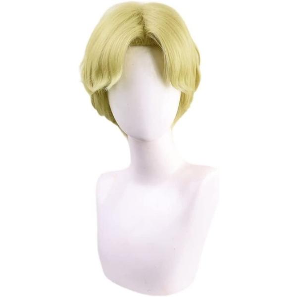 商品名:  ydound Cosplay Wig Anime Cosplay Wig, Attack on Titan The Final Season Zeke Jaeger Wig, Men Short Blonde Heat Resi...