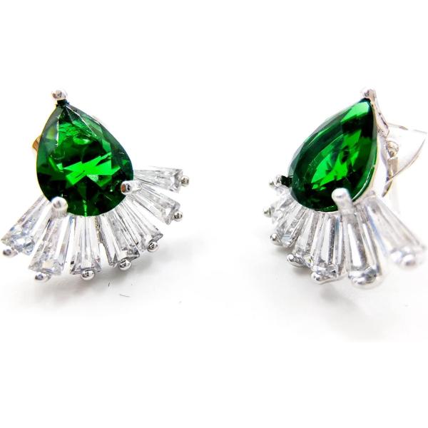 商品名ZHIHUIAN 女性用スタッドイヤリング、グリーンイヤリング、ペリドットイヤリング 誕生石イヤリング 女性用 ゴールドバタフライプッシュバック付き…, ステンレス鋼, 宝石なし。ZHIHUIAN Stud Earrings For ...