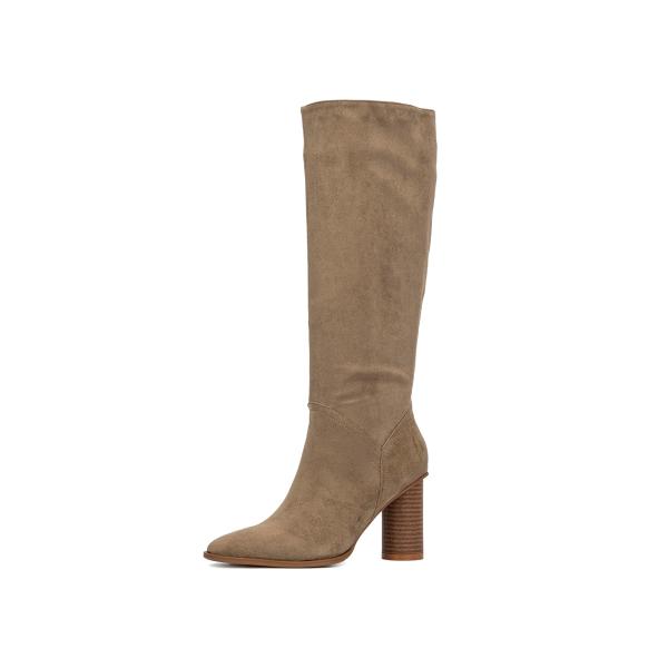 商品名:  VINTAGE FOUNDRY CO. EST. 2014 Torgeis Women's Treasure Boot Casual, Block Heel, Side Zipper, Almond Toe, Rubber Ou...