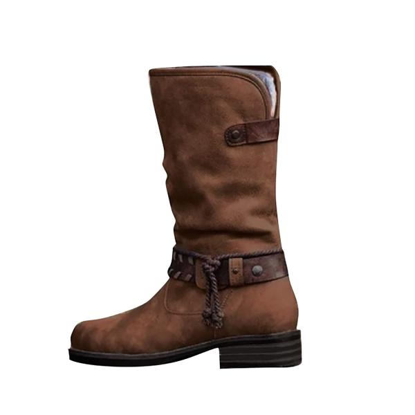 商品名:  Black Boots Knee High Boots Women Womens Shoes Winter And Autumn Belt Warm Home Snow Knee High (Brown, 8.5)ブランド: V...