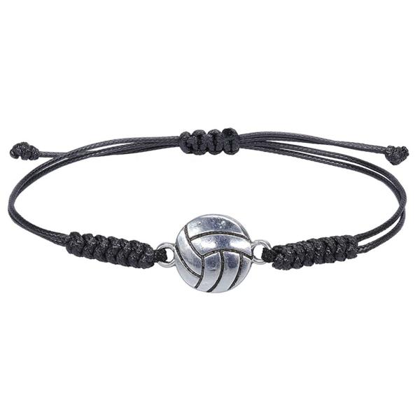 商品名:  hhseyewell Mrw200h Volleyball Bracelet Adjustable Volleyball Charm Alloy Bracelet Boy Girl Teenager Gift Hand Wove...