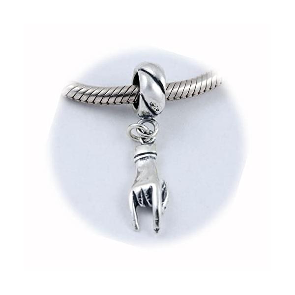 商品名:  New Italian Good Luck Hand Mano Cornuto 925 Sterling Silver European Bead Charm Horn TRRII2888ISSSLブランド: Generic商品...