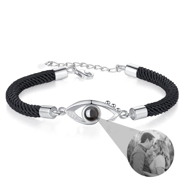 商品名:  Godchoices Custom Photo Bracelet, Personalized Photo Projection Bracelet,Evil Eye Photo Bracelets with Picture Ins...