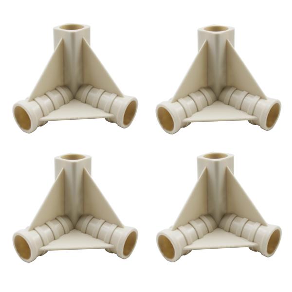 商品名: Rsoise 3ウェイ 16mm 5/8インチ PVCパイプコネクター 屋外栽培テントと植物栽培テント用 3ウェイPVCパイプ継手 高耐久 温室フレーム 家具コネクター テント接続 3-Way 16mm 5/8'' PVC Pip...