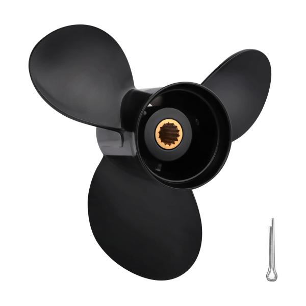 商品名: JSPROP OEM アップグレード 10.1x13 アルミニウム ボート プロペラ BRP Johnson Evinrude OMC Stern Drive 15-35 HP 14 スプライン 歯 RH JSPROP OEM U...