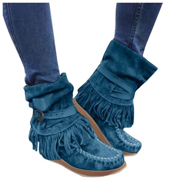 商品名:  Ankle Boots for Women Dressy, Women Mid Calf Platform Chelsea Boots Lug Sole Elastic Leather Chunky Block Heel Non...