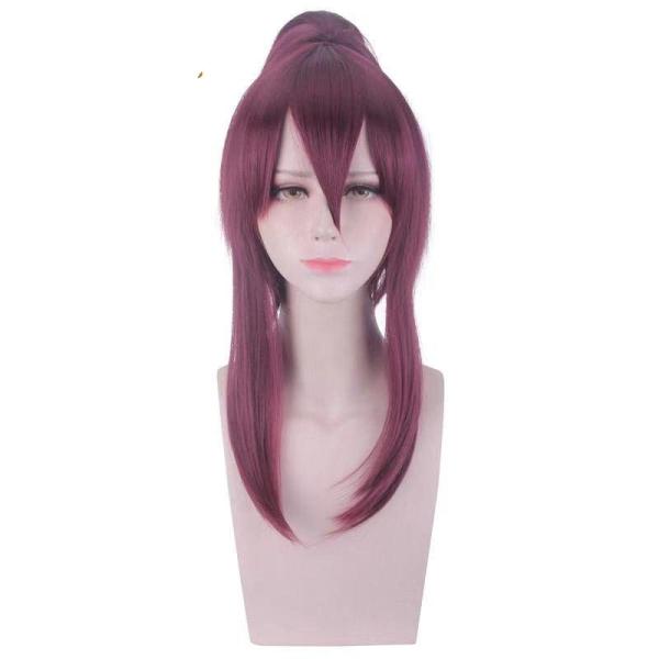 商品名:  SEIZIS KDA Akali Wig Cosplay Wig Women Purple Hair Anime Wigs Heat Resistant Synthetic Wigs Halloween Cosplay Part...
