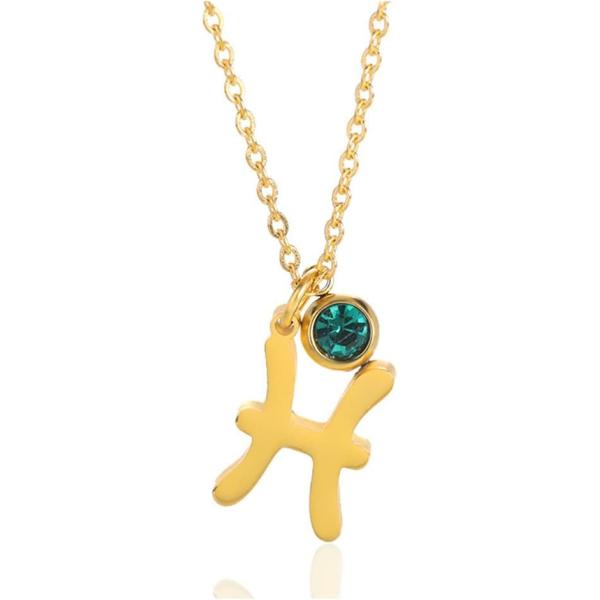 商品名Lyncymber 星座ネックレス 18Kゴールドフィルド ステンレススチール 12占星術ネックレス 星座コインサイン 上品なチェーンネックレス レディース ガールズ, 金属, なしGold Astrology Necklace Da...