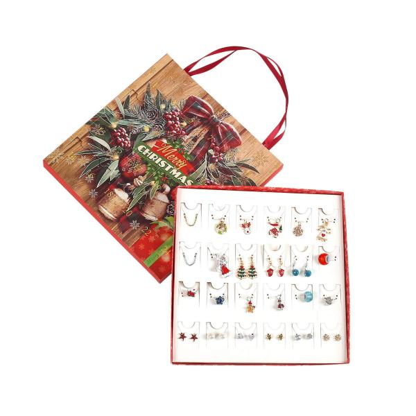 商品名:  Locket Pendant Necklaces Pendant for Women Girls Advent Charms Necklace Christmas Box Set DIY with 24 Gifts Calend...