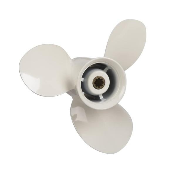 商品名: MiBarco 9 1/4x10 1/2-J OEM アルミニウム合金ボートプロペラ ヤマハ 9.9HP 15HP 船外モーター用 9.25x10 1/2,8スプライン歯 MiBarco 9 1/4x10 1/2-J OEM Al...