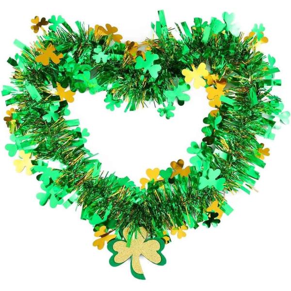 商品名Sixexey St. Patricks Necklace Green Shamrock Necklaces Tinsel Garland Necklace Irish Saint Patricks Day Party Parade ...