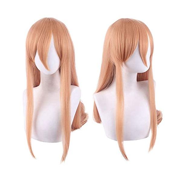 商品名:  Uearlid Chainsaw Man Power Cosplay-Per〓cke f〓r Damen und M〓dchen, lang, Orange Coser Wigブランド: Uearlid商品番号: 海外の輸入品シ...