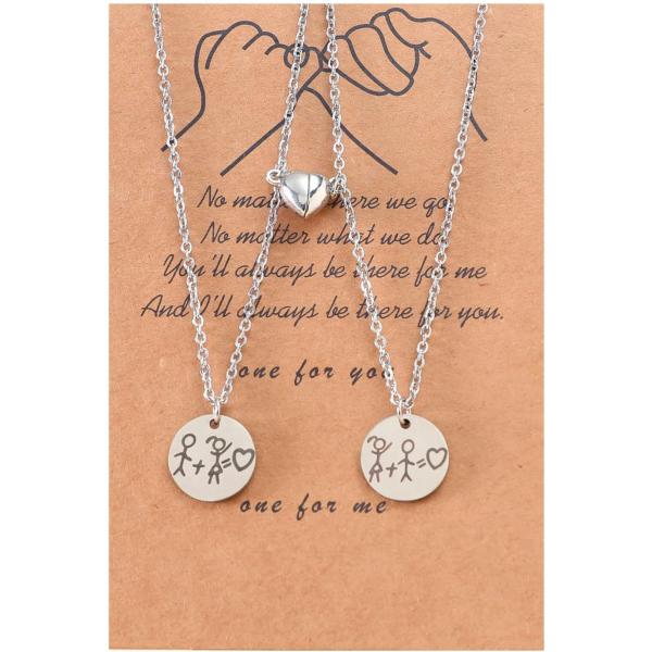 商品名カラフル キラキラ かわいいキノコ 恐竜 ネックレスセット 相互の魅力 マッチング スプリットハート 太陽 月 蝶 ペンダント ネックレス 親友 友情 カップル ジュエリー, 合金。COLORFUL BLING Cute Mushro...