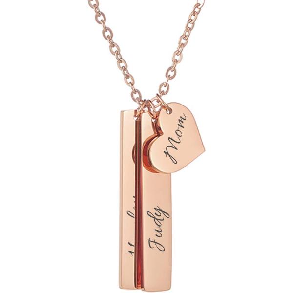 商品名SEKECHIKU Personalized Mom Necklace With Kids Names Custom Handmade Necklaces for Mom Engraved Mother Daughter Jewelr...