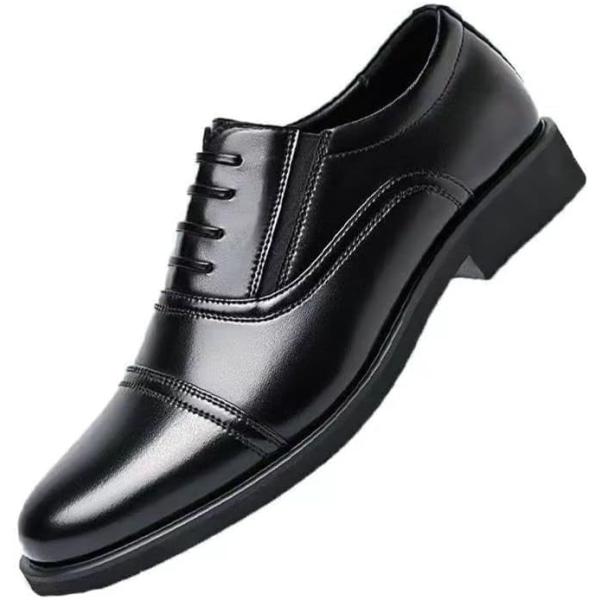 商品名Jiemifu Oxford Dress Shoes for Men Formal Business Shoes Wedding Casual Modern Work Shoes Blackブランド：Jiemifu商品サイズ：9高さ：...