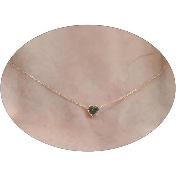 商品名ONBRIG 華奢なネックレス 女性用 ハート シンプル 14K 金メッキ ネックレス 小さなハート クリスタル チョーカー ネックレス 女性用, ゴールド, クリスタルONBRIG Dainty Necklace for Women...
