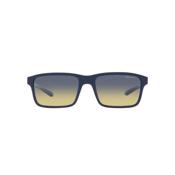 商品名:  Arnette AN4322 Mwamba Rectangular Sunglasses, Full Blue/Clear Fifty Green/Dark Blue, 57 mmブランド: ARNETTE商品サイズ: 57 m...