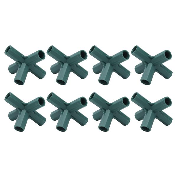 商品名:  Garden Stake Joint, Durable Material Freely DIY Plastic Plant Cage Holder with 8PCS for Gardens/greenhouses/Home/S...
