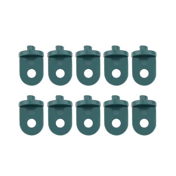 商品名:  GLOGLOW 10 PCS Plastic Greenhouse Hook Plant Flower Hangers,Plant Hooks Shade Cloth Clip Garden Accessory Compatib...