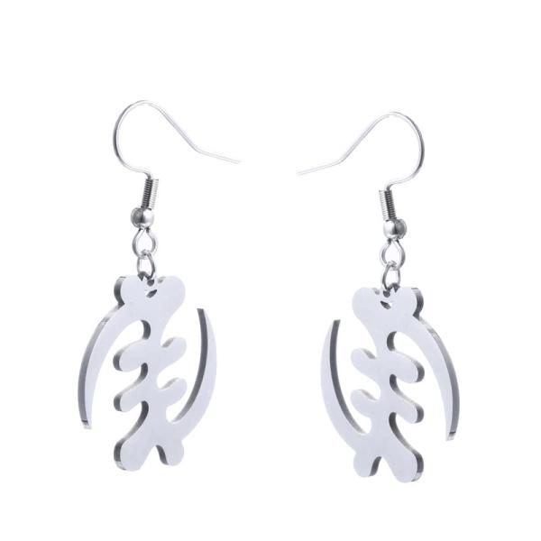 商品名:  African Symbol Earring Stainless Steel Adinkra Gye Nyame Earring Jewelry (silver)ブランド: Yongkan商品番号: 色: silver素材: B...