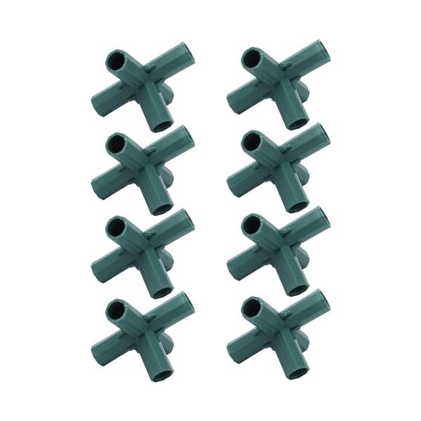 商品名: ガーデニングフレームコネクター 5ウェイコーナーコネクター 8個 植物杭 フェンシングパイプ ジョイントプラントサポート 温室フレーム ビルディングコネクター フラワースタンドと温室フレームに最適 8PCS 5 Way 16mm ...