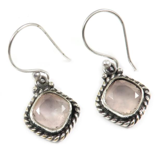 商品名:  Goyal Exports Rose Quartz FacetedGemstone 925 Sterling Silver Drop/Dangle Earring Jewlery SEG143Gブランド: Generic商品番号...