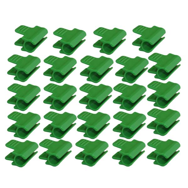 商品名:  Fofetbfo 24 PCS Greenhouse Clamps Film Row Cover Netting Tunnel Hoop Clip ABS Plastic Greenhouse Film Clamps for S...