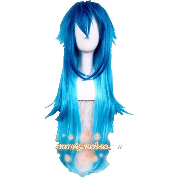 商品名:  Uearlid Japan Game Dramatical Murder Cosplay Seragaki Aoba Wig DMMD Seragaki Aoba Role Play Blue Gradient Hair Wig...