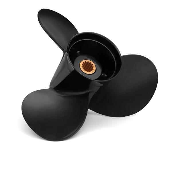 商品名: MiBarco 10.1 x 13 OEM アップグレード アルミニウム 船外機 プロペラ BRP、Johnson、Evinrude、OMC Stern Drive 15-35HP、14スプライン歯、RH MiBarco 10.1...