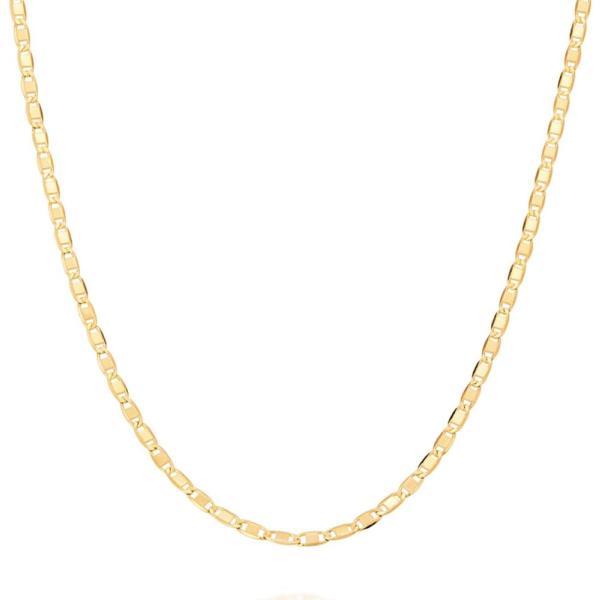 商品名Rommanel 18K Gold Plated Chain 42Cm | Imposing, Stylish Chain Necklace Three Layers Of Gold | Uniquely Designed Women...