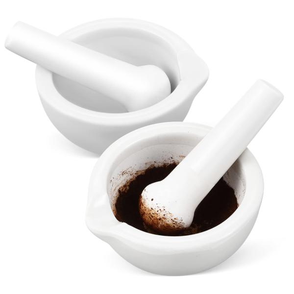 商品名:  Hemoton Pill Crusher 2 Sets Grinding Bowl Set Pill Cutter for Small Mortar and Pestle Molcajete Mexicano Pill Spli...